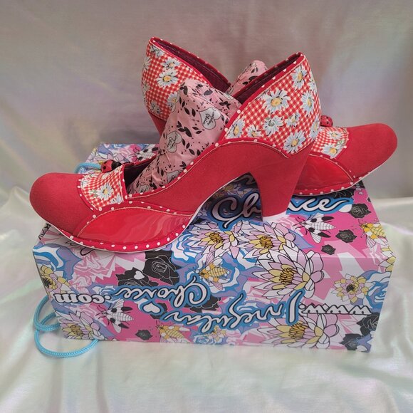 Irregular Choice | Shoes | Irregular Choice Future Ladybug 2 Mid Heel ...